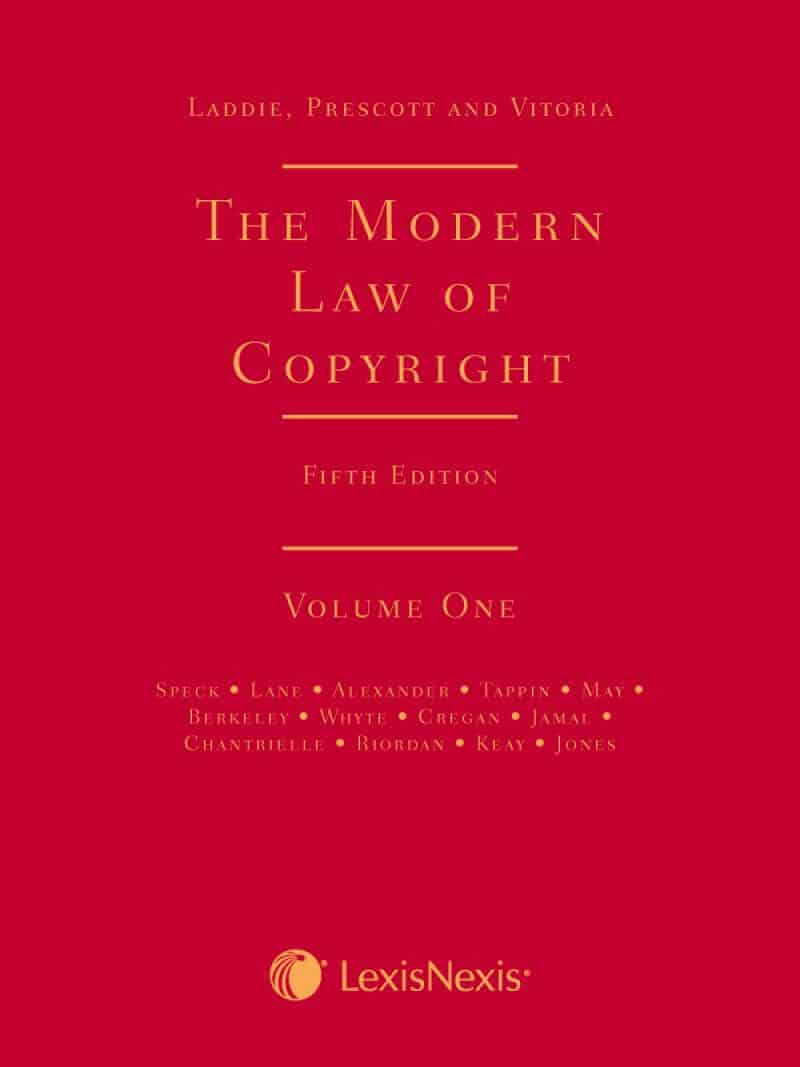 The Modern Law of Copyright (5th edition) - 8 New Square